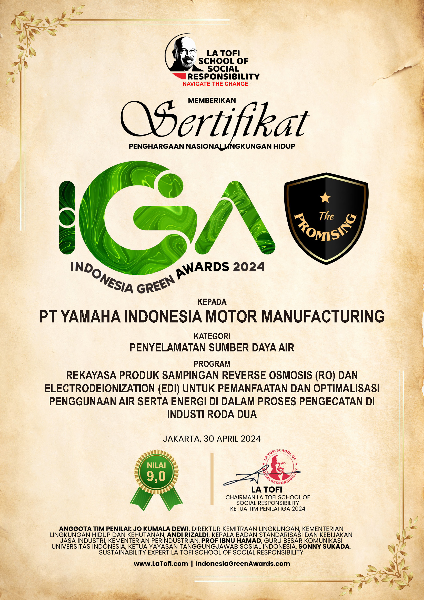 Cerita Perubahan PT Yamaha Indonesia Motor Manufacturing – Indonesia ...